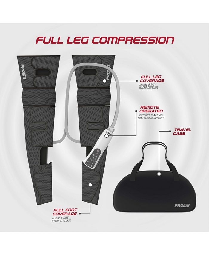 Tzumi PROfit Leg Compression Foot Massager with Multiple Massage ...