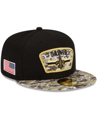 Men's Black-Camouflage New Orleans Saints 2021 Salute To Service ...