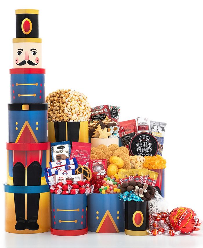 Wine Country Gift Baskets Giant Nutcracker Holiday Assortment Tower, 30 ...