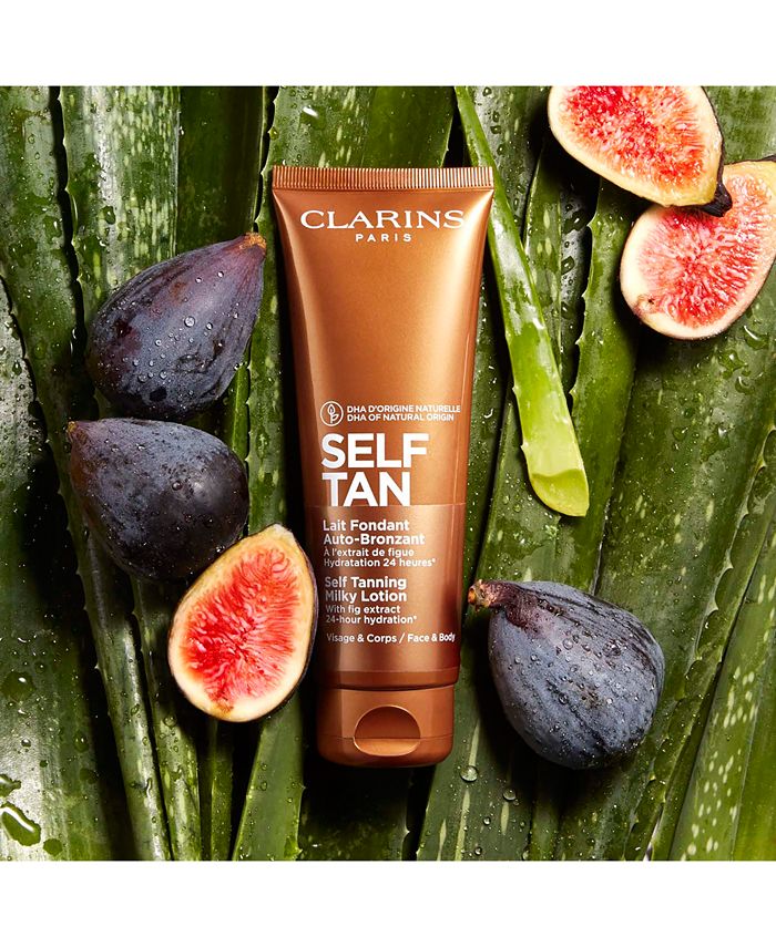 Clarins Self Tanning Face & Body Milky Lotion, 4.2 oz. - Macy's