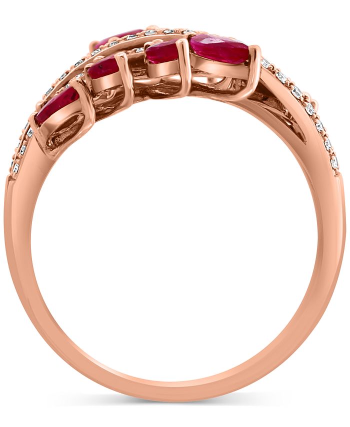 EFFY Collection EFFY® Ruby (1-5/8 ct. t.w.) & Diamond (1/5 ct. t.w ...