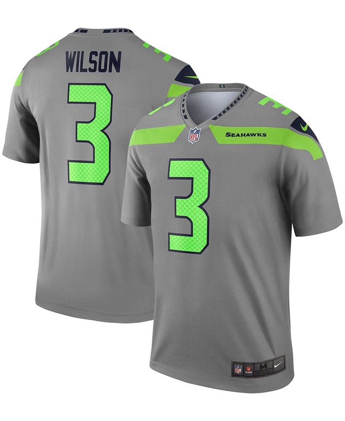 Nike Men's Seattle Seahawks Inverted Legend Jersey - Russell Wilson ...