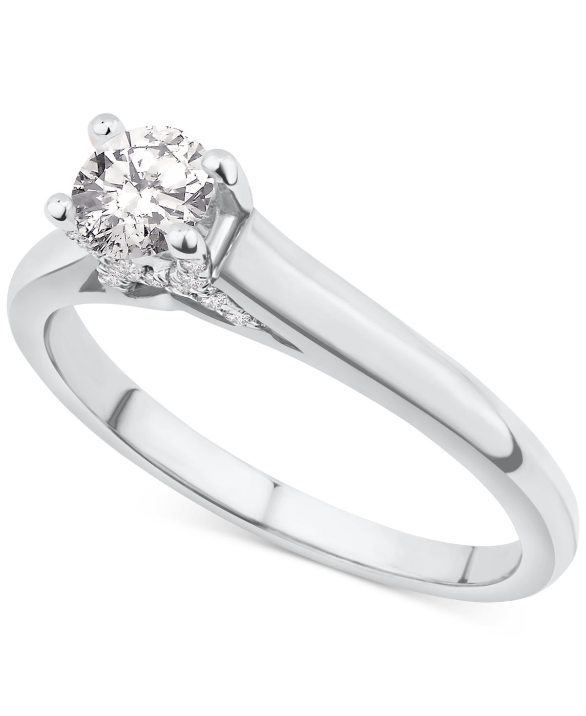 Click here for Diamond Engagement Ring (1/2 ct. t.w.) in 14k Gold... prices