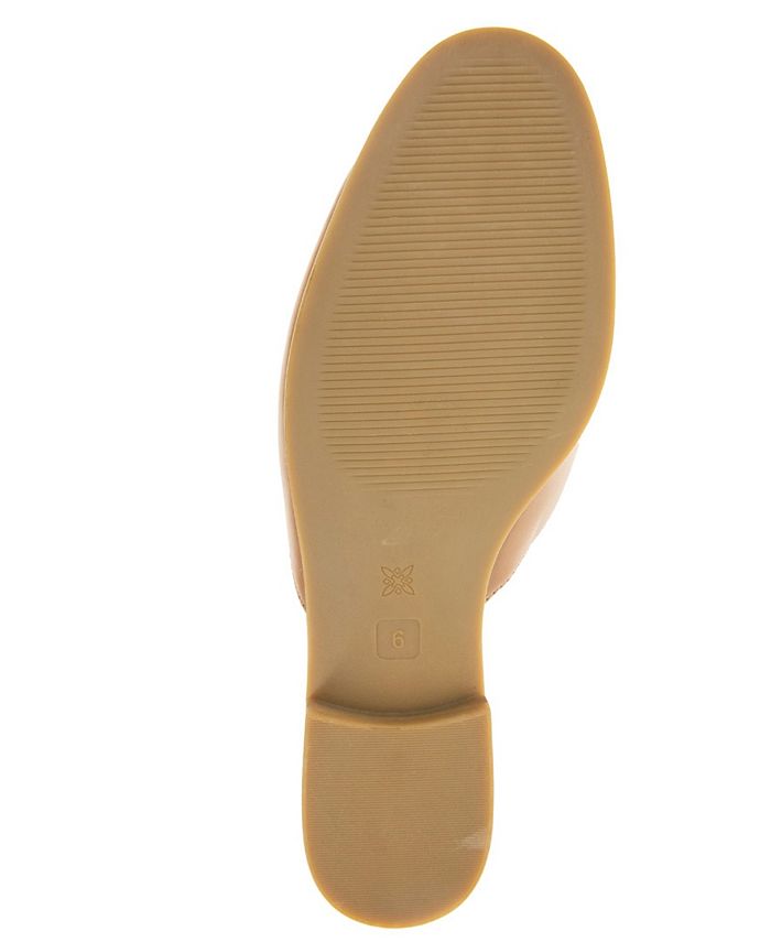 BCBGeneration Women's Zorie Tailored Slip-On Loafer Mules - Macy's