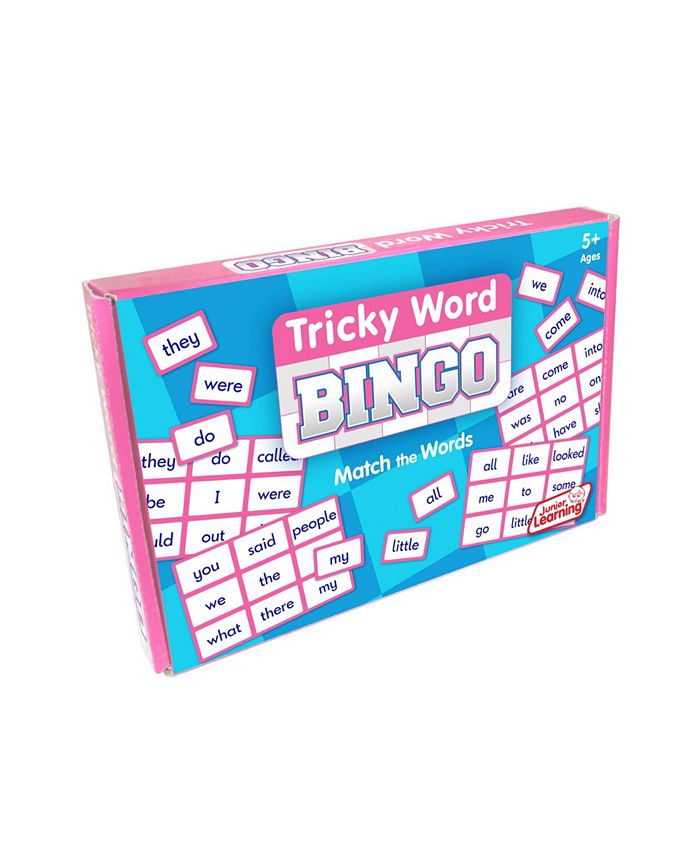 Junior Learning Tricky Word Bingo Match the Words Educational Learning ...