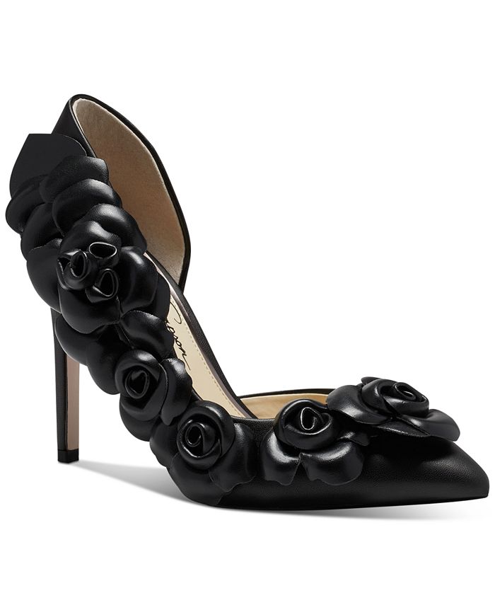 Jessica Simpson Women's Pointesta Flower Embellished Pumps & Reviews ...