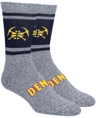 Men's Navy Denver Nuggets Varsity Crew Socks - Macy's