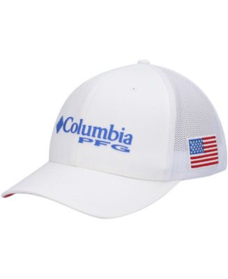 Men's White Pfg Mesh Flex Hat - Macy's