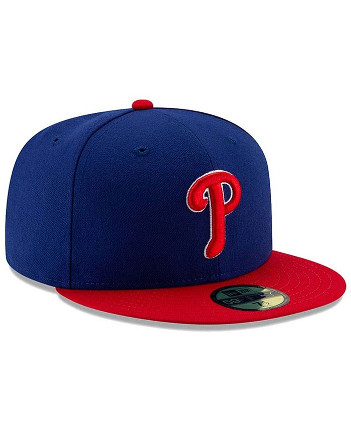New Era Men's Royal, Red Philadelphia Phillies Alternate Authentic ...