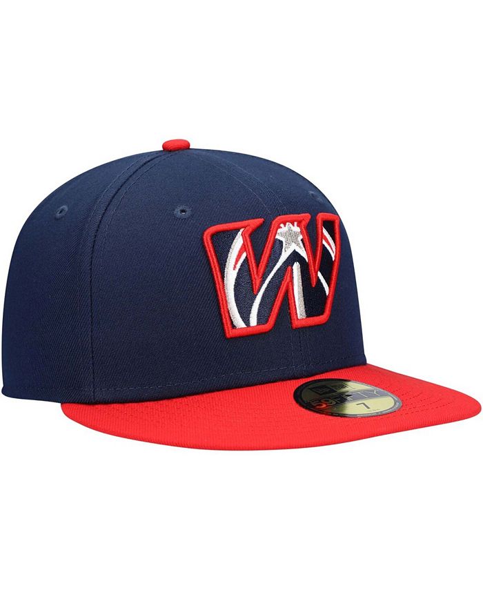 New Era Men's Navy Washington Wizards 2021 NBA Draft 59FIFTY Fitted Hat ...