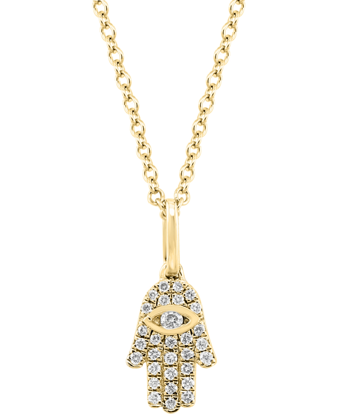 Click here for Effy Diamond Pave Hamsa Hand 18 Pendant Necklace (... prices