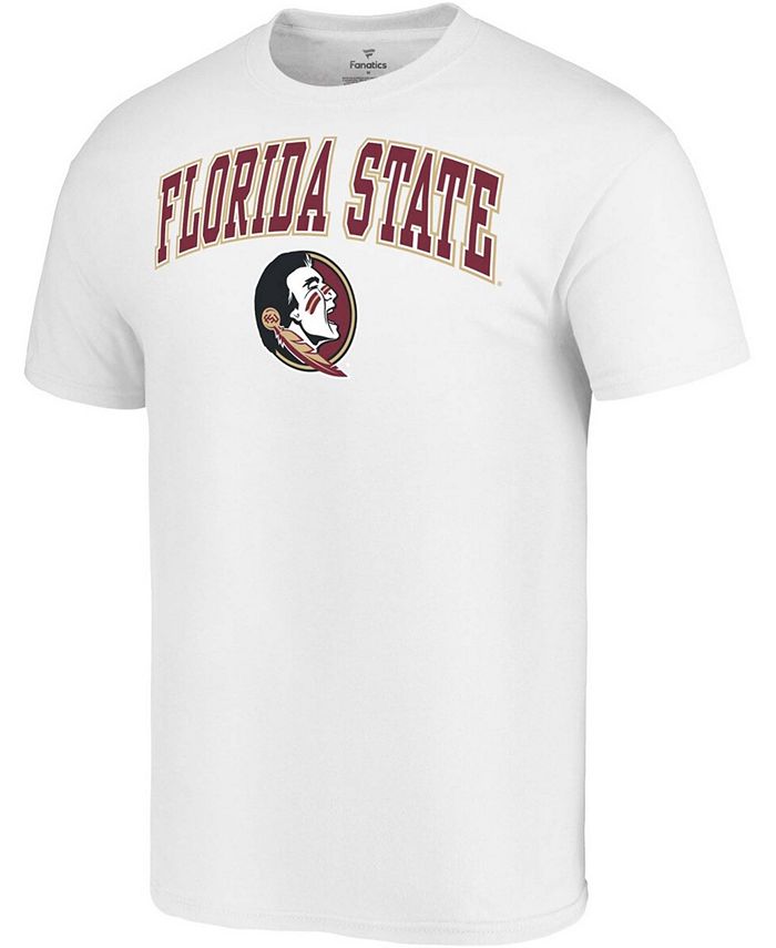 Fanatics Men's White Florida State Seminoles Logo Campus T-shirt - Macy's