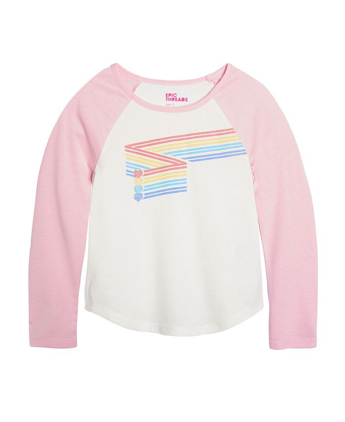 Epic Threads Toddler Girls Stripe Graphic T-shirt & Reviews - Shirts ...