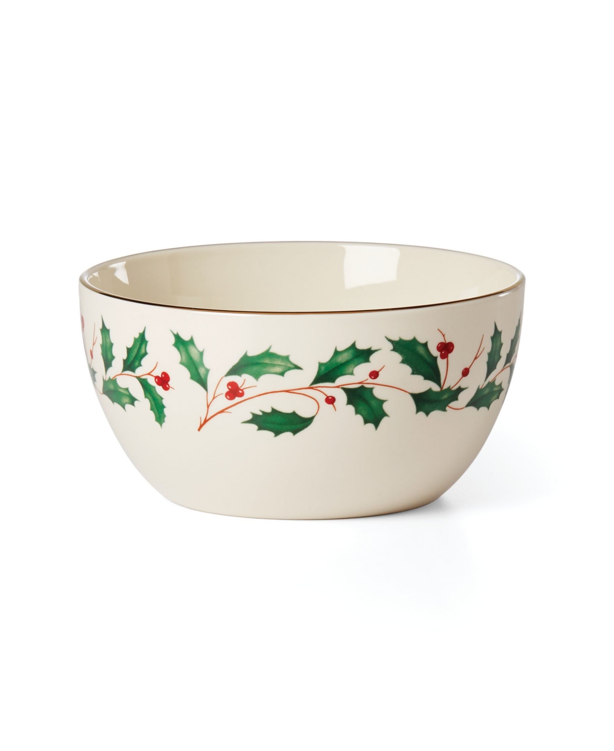 Click here for Holiday Small Bowl - Red  Green and Ivory prices