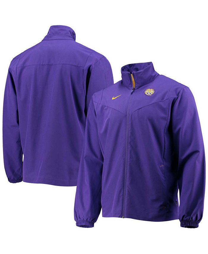 Nike Men's Purple LSU Tigers 2021 Sideline Full-Zip Jacket - Macy's