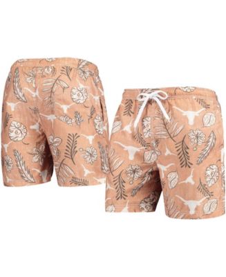 Men's Texas Orange Texas Longhorns Vintage-Like Floral Swim Trunks - Macy's
