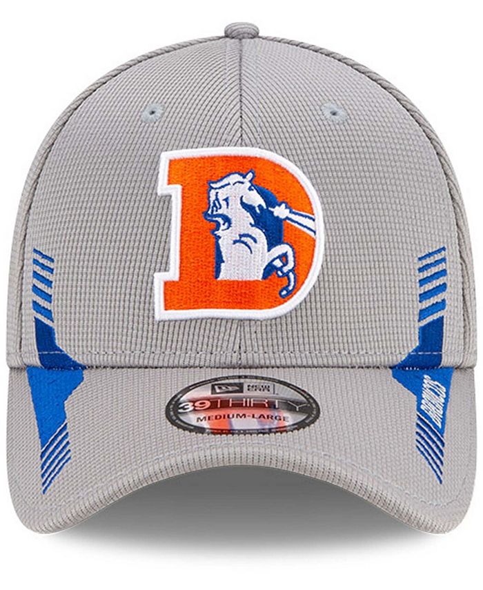 New Era Men's Gray Denver Broncos 2021 NFL Sideline Home Historic Logo ...