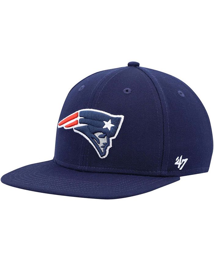'47 Brand Boys Navy New England Patriots Lil Shot Captain Snapback Hat ...
