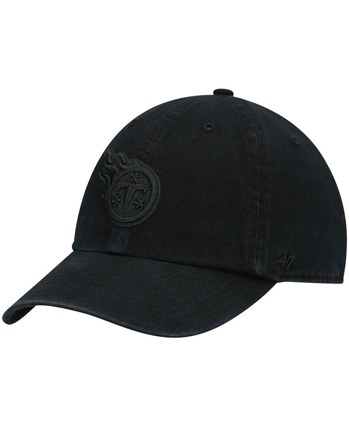'47 Brand Men's Black Tennessee Titans Team Tonal Clean Up Adjustable ...
