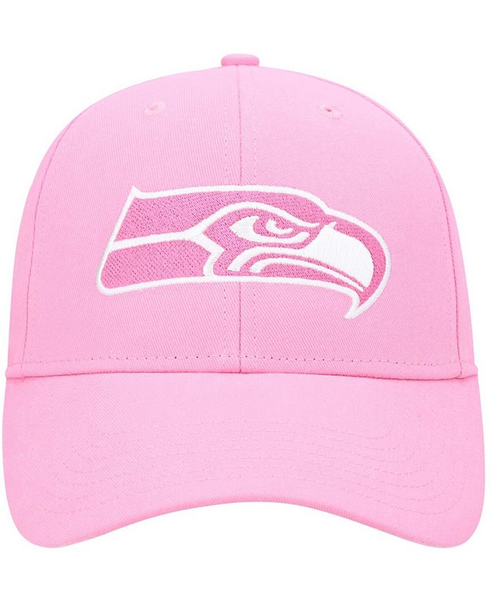 '47 Brand Big Girls Pink Seattle Seahawks Rose MVP Adjustable Hat - Macy's
