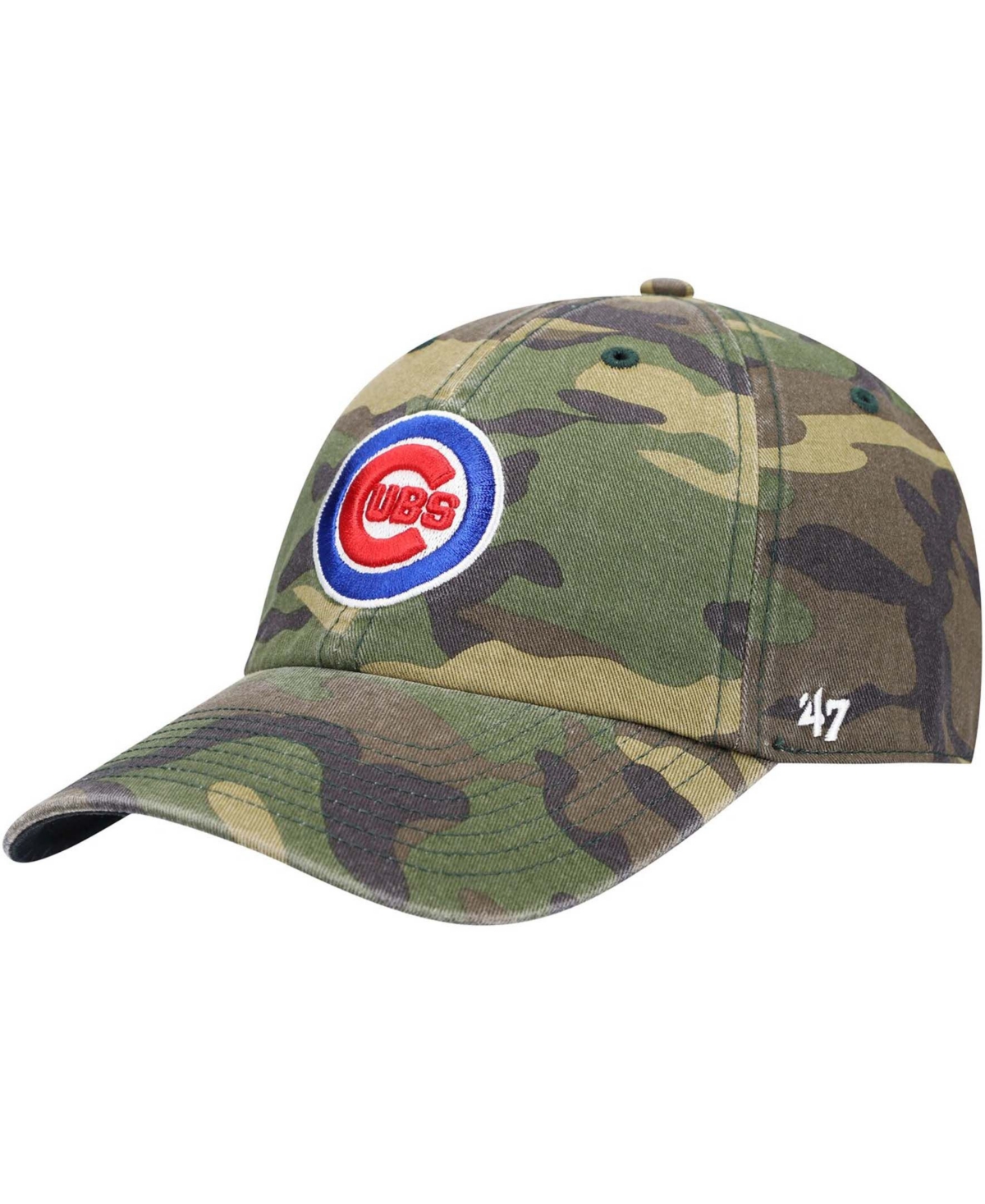 Click here for Mens Camo Chicago Cubs Team Clean Up Adjustable Ha... prices