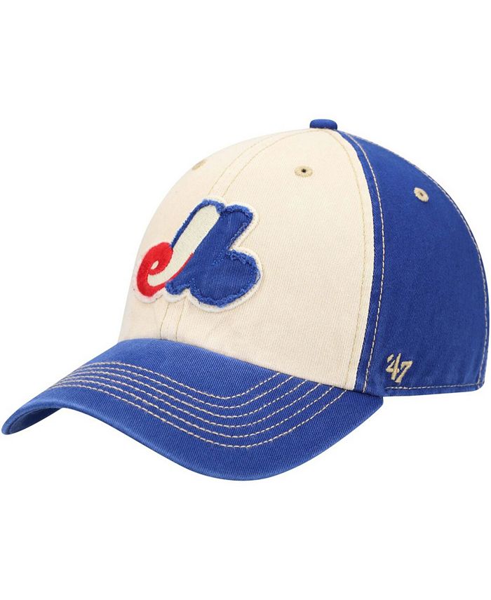 '47 Brand Men's White, Blue Montreal Expos Cooperstown Collection ...