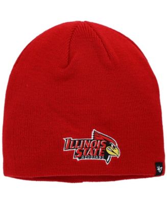 Men's Red Illinois State Redbirds Logo Knit Beanie - Macy's