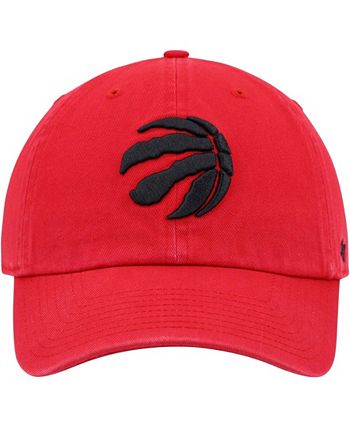 '47 Brand Men's Red Toronto Raptors Team Clean Up Adjustable Hat - Macy's