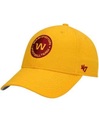 Boys Gold Washington Football Team Basic Secondary MVP Adjustable Hat ...