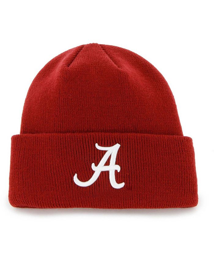 '47 Brand Men's Crimson Alabama Crimson Tide Raised Cuffed Knit Hat ...