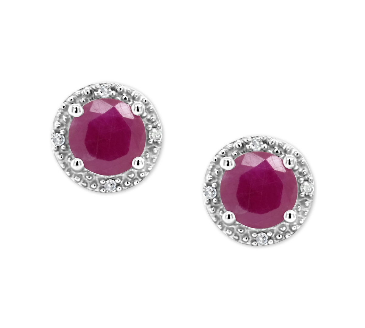 Click here for Ruby (1-1/5 ct. t.w.) & Diamond Accent Stud Earrin... prices
