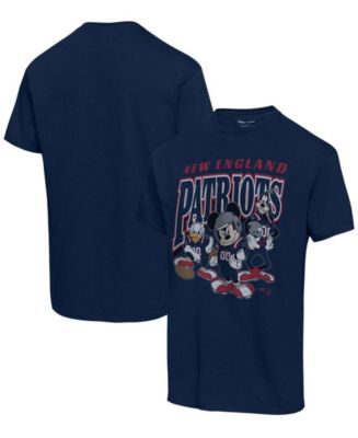 Men's Royal New England Patriots Disney Mickey Huddle T-shirt - Macy's