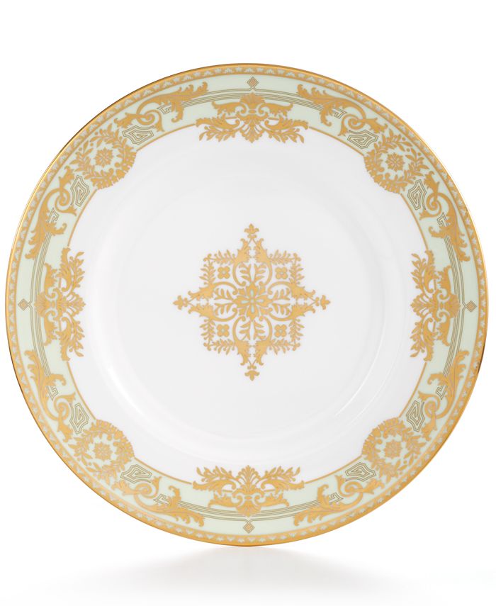Marchesa by Lenox Rococo Leaf Accent Plate & Reviews - Fine China - Macy's