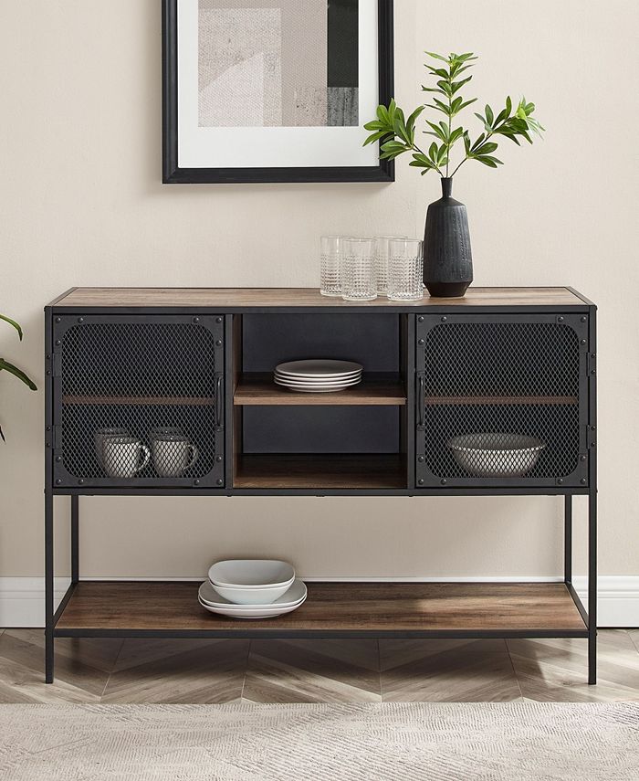 Walker Edison 48" Industrial Buffet Sideboard - Macy's