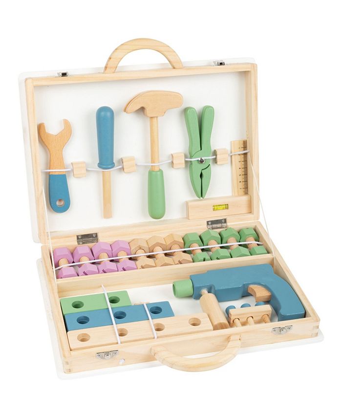 Legler USA Small Foot Wooden Toys Premium Nordic Toolbox Playset - Macy's