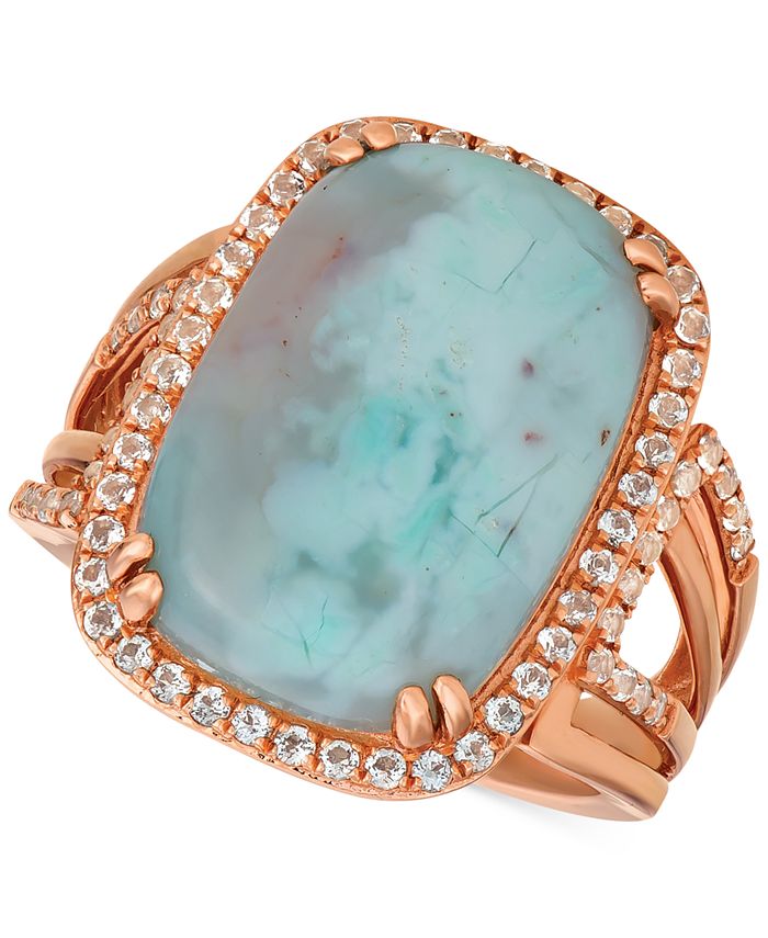 Le Vian Aquaprase Turquoise (7-5/8 ct. t.w.) & Vanilla Topaz (1/2 ct. t ...