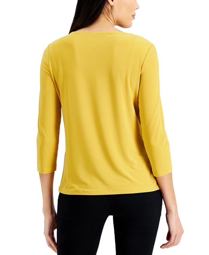 Kasper Twist Neck Top And Reviews Tops Women Macys