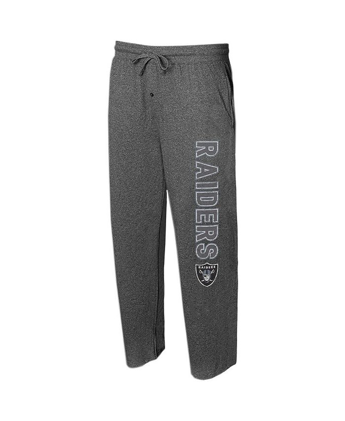 Concepts Sport Men's Charcoal Las Vegas Raiders Quest Knit Lounge Pants ...