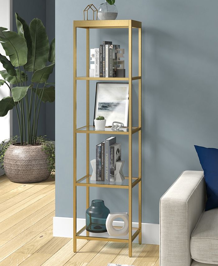 Hudson & Canal Alexis 18" Wide Bookcase - Macy's