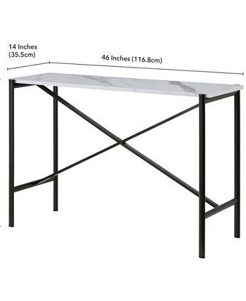 Hudson & Canal Braxton Console Table, 46" x 14" - Macy's