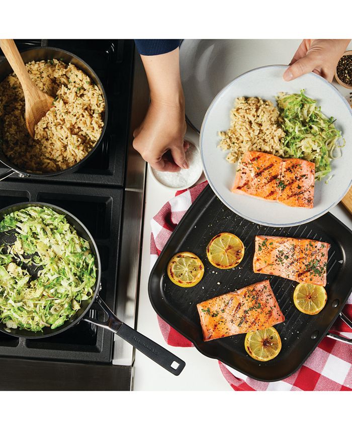 KitchenAid Hard Anodized 10 Piece Nonstick Cookware Pots and Pans Set ...