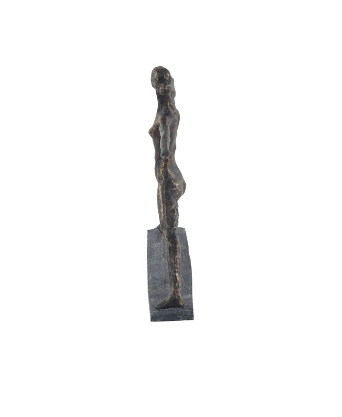 Rosemary Lane Modern Yoga Sculpture, 12" x 14" - Macy's