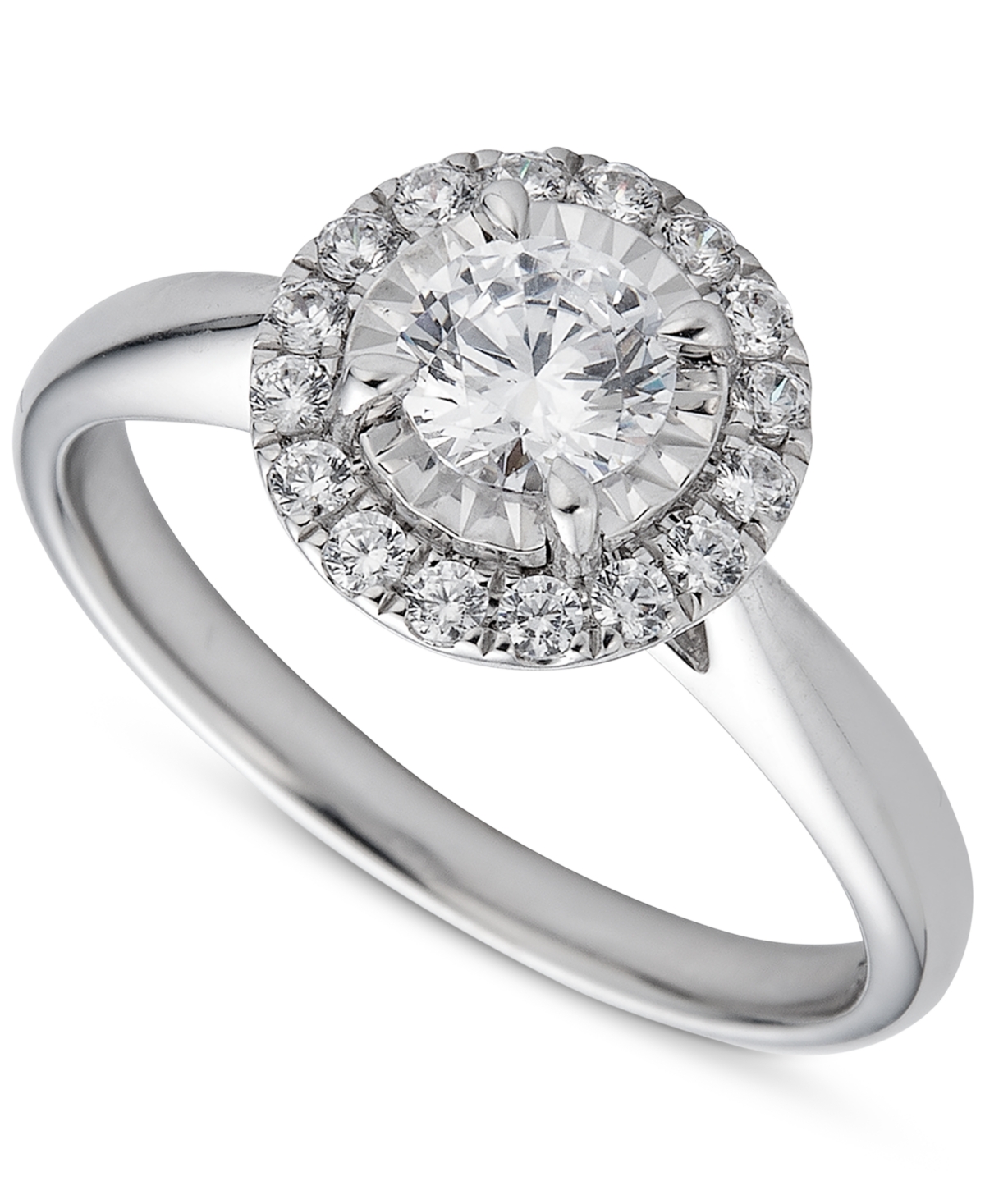 Click here for Diamond Round Halo Engagement Ring (3/4 ct. t.w.)... prices