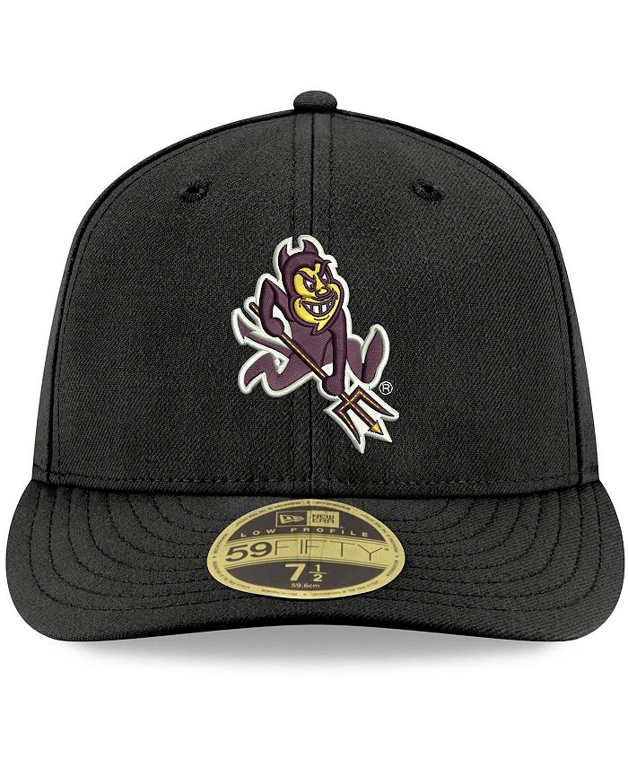 New Era Men's Black Arizona State Sun Devils Basic Low Profile 59FIFTY ...