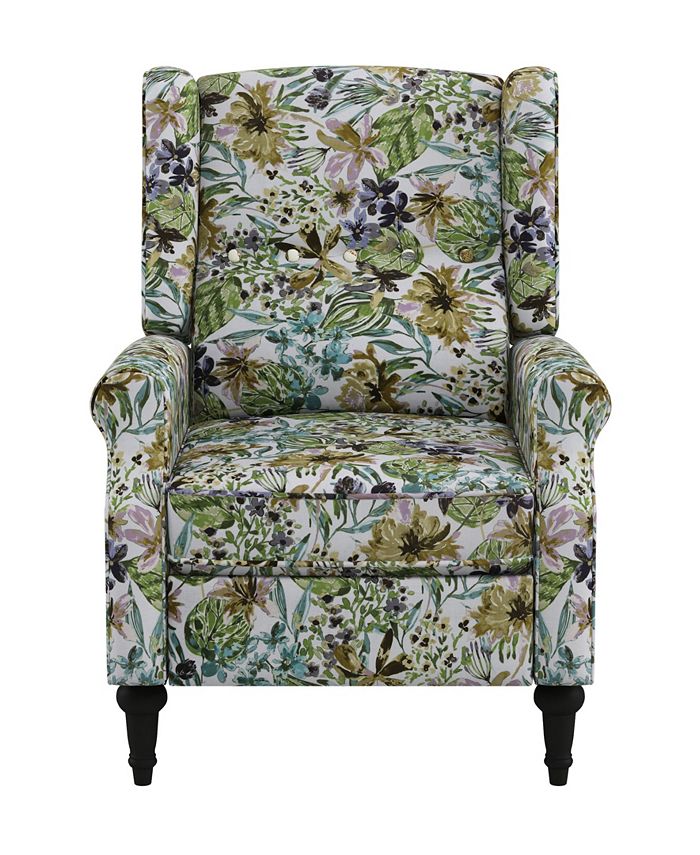 Handy Living Trinas Wingback Pushback Recliner Chair - Macy's