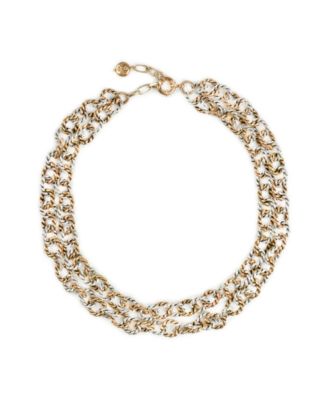 Patricia Nash Rope Ring Double Link Necklace - Macy's