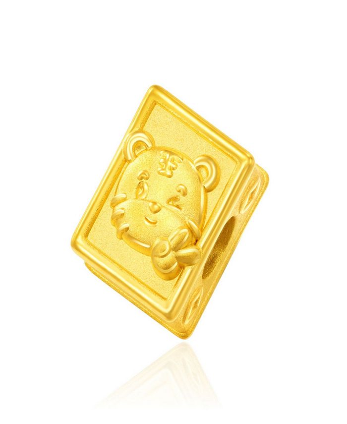 Chow Tai Fook Year of Tiger Charm in 24K Gold - Macy's