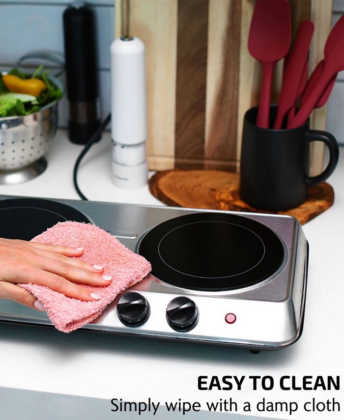 OVENTE Double-Plate and Cooktop Electric Infrared Burner - Macy's