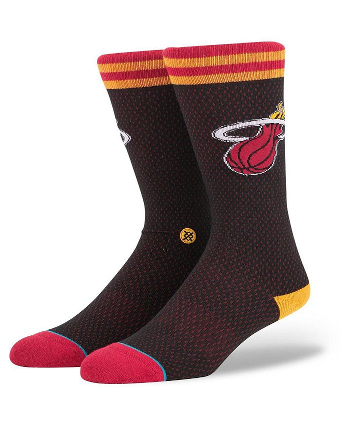 Stance Men's Miami Heat Jersey Crew Socks - Macy's