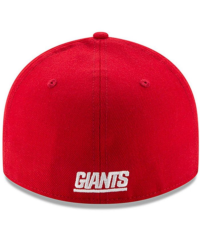 New Era Men's Red New York Giants Omaha Low Profile 59FIFTY Structured ...